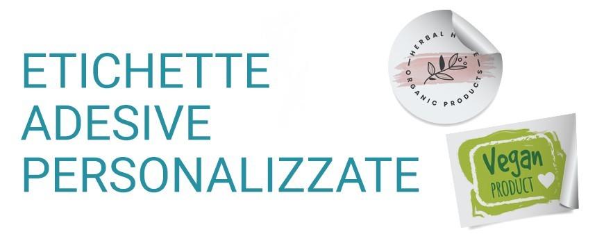 Etichette adesive personalizzate con logo per lavoro o hobby